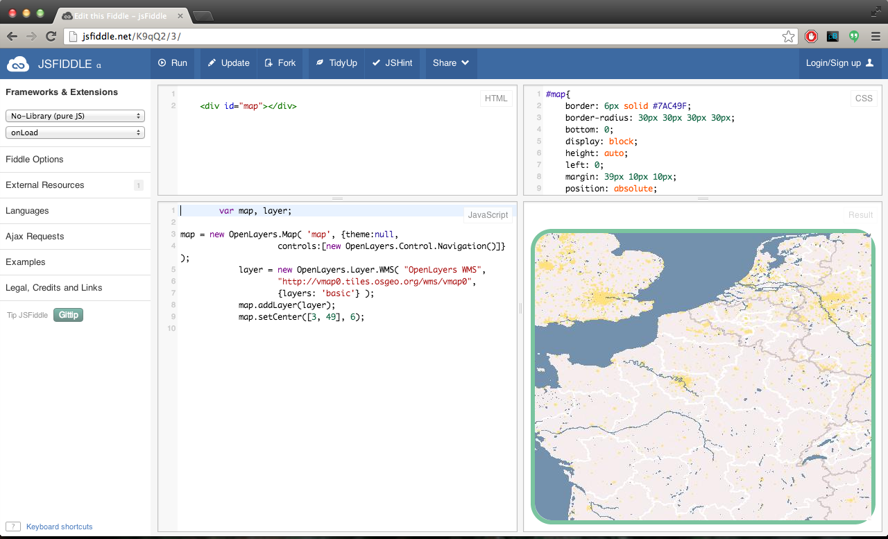 openlayers - Chrome: CSS Style is applied only when you go to Google ...